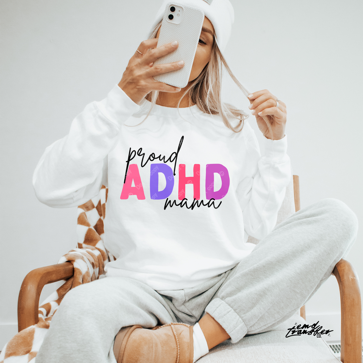 Proud ADHD Mama DTF TRANSFER 7012 – Elena Maria Designs