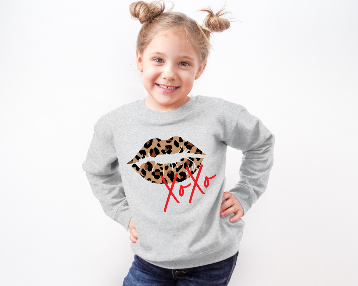 XOXO Valentines Leopard Lips DTF TRANSFER – Elena Maria Designs