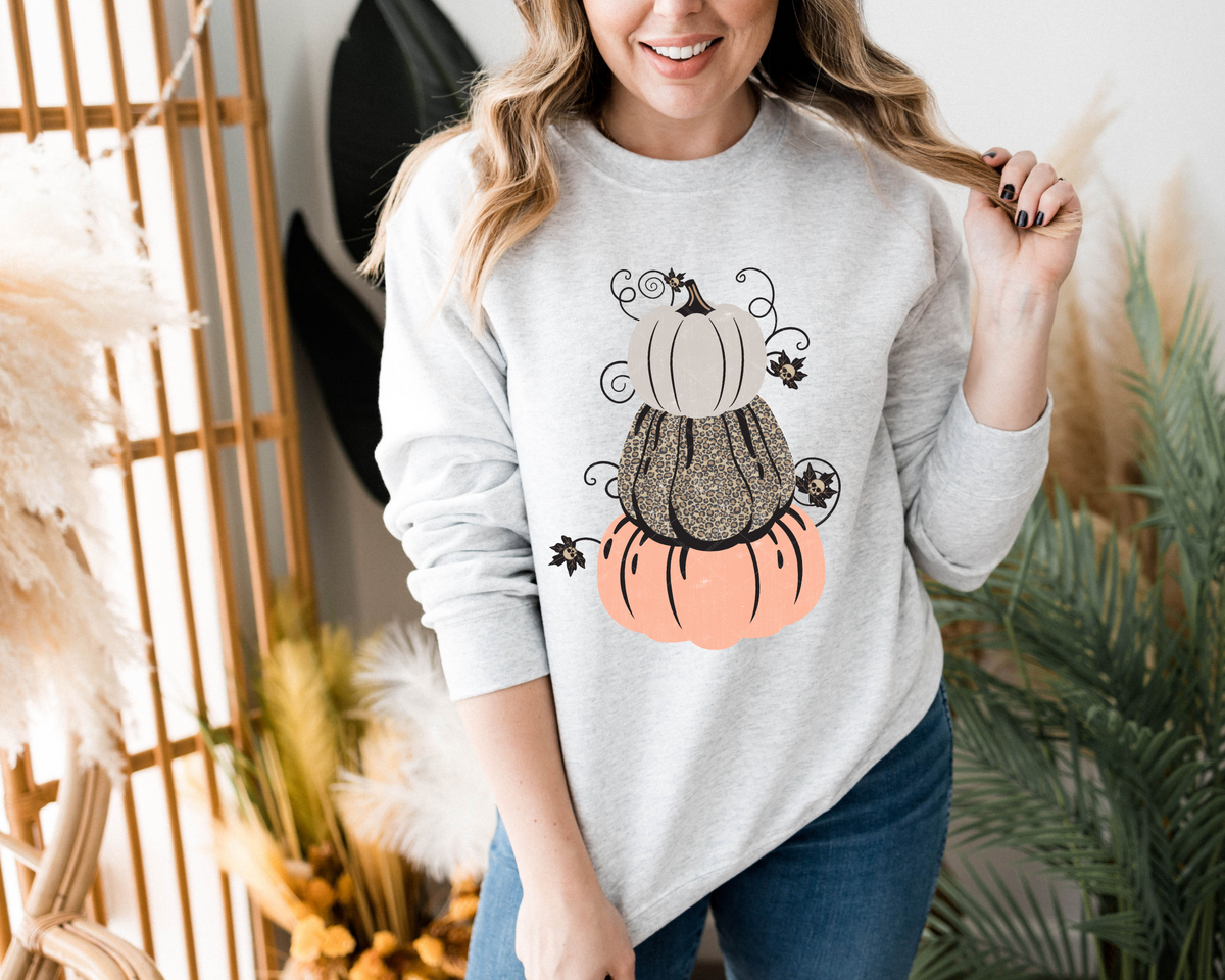 Stacked Pumpkins DTF TRANSFER – Elena Maria Designs