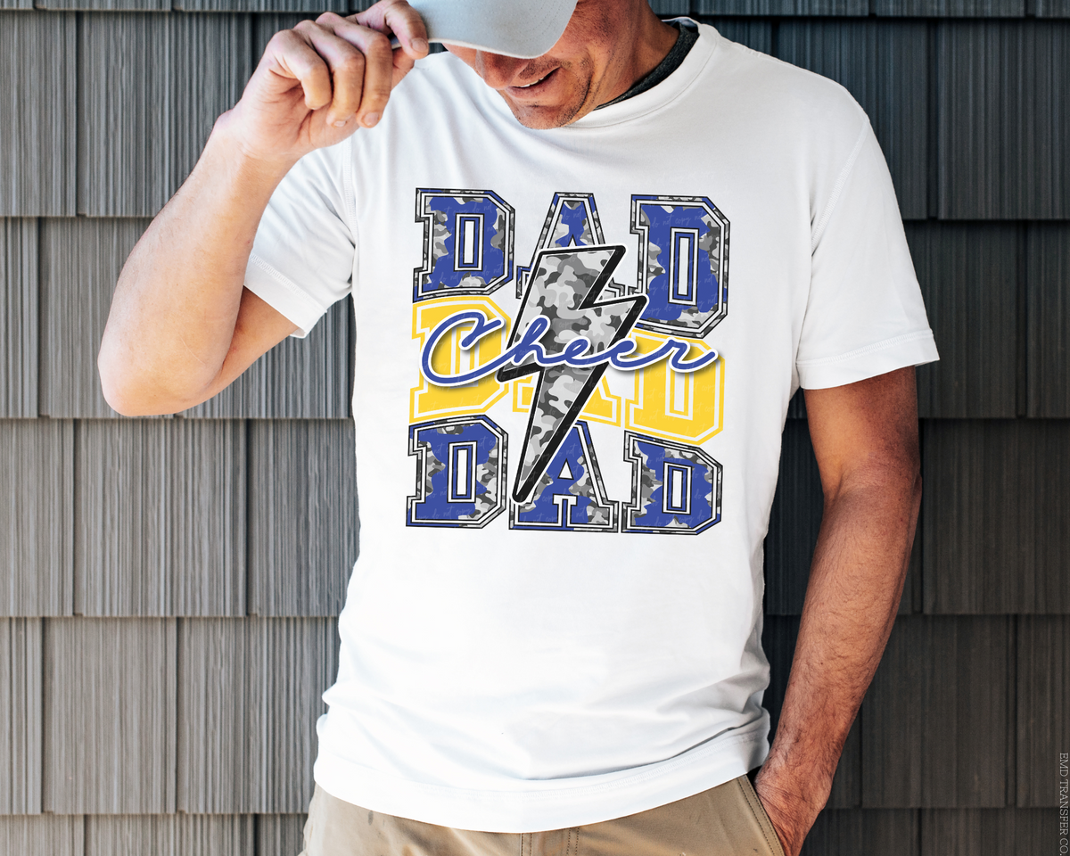 Cheer Dad DTF TRANSFER 4258 – Elena Maria Designs